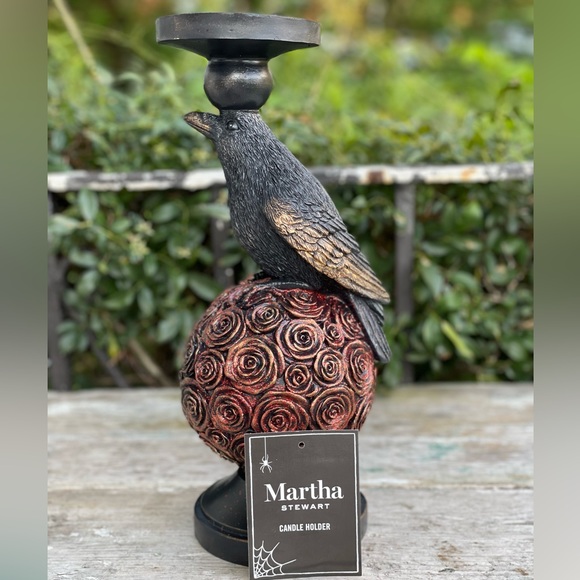 Martha Stewart | Holiday | Martha Stewart Black Raven Crow Candle ...